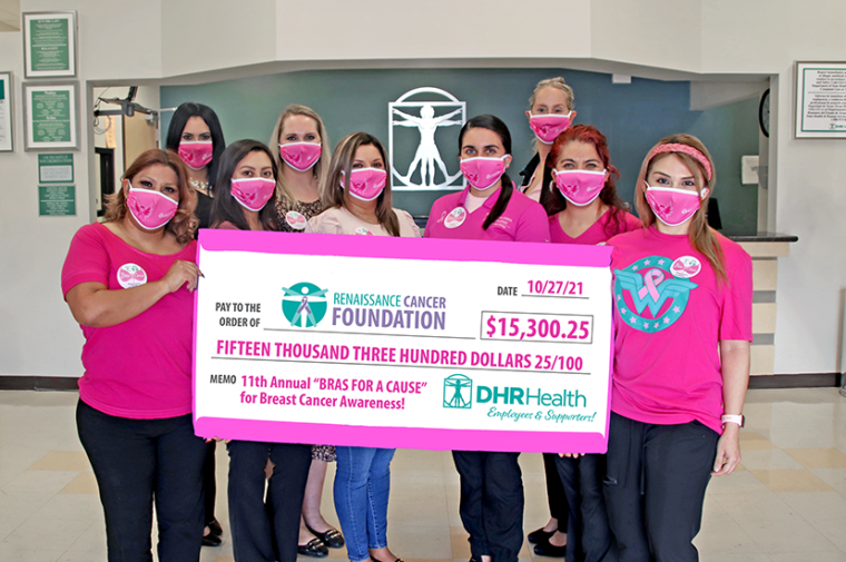 "Bras for a Cause" by DHR Health - Renaissance Cancer Foundation