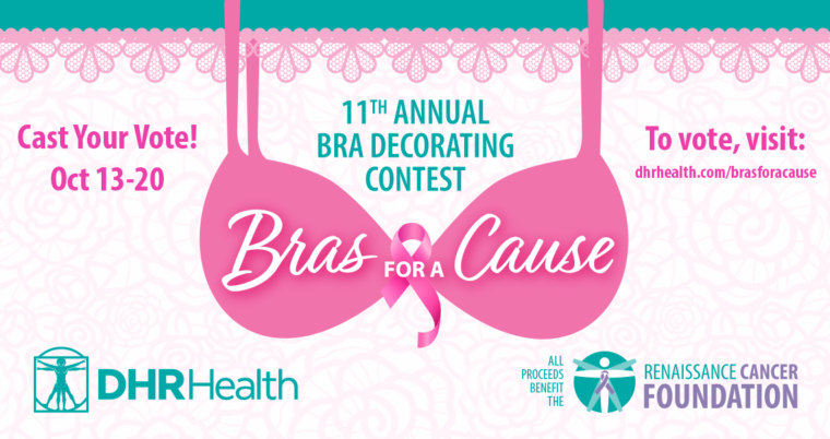 "Bras for a Cause" by DHR Health - Renaissance Cancer Foundation